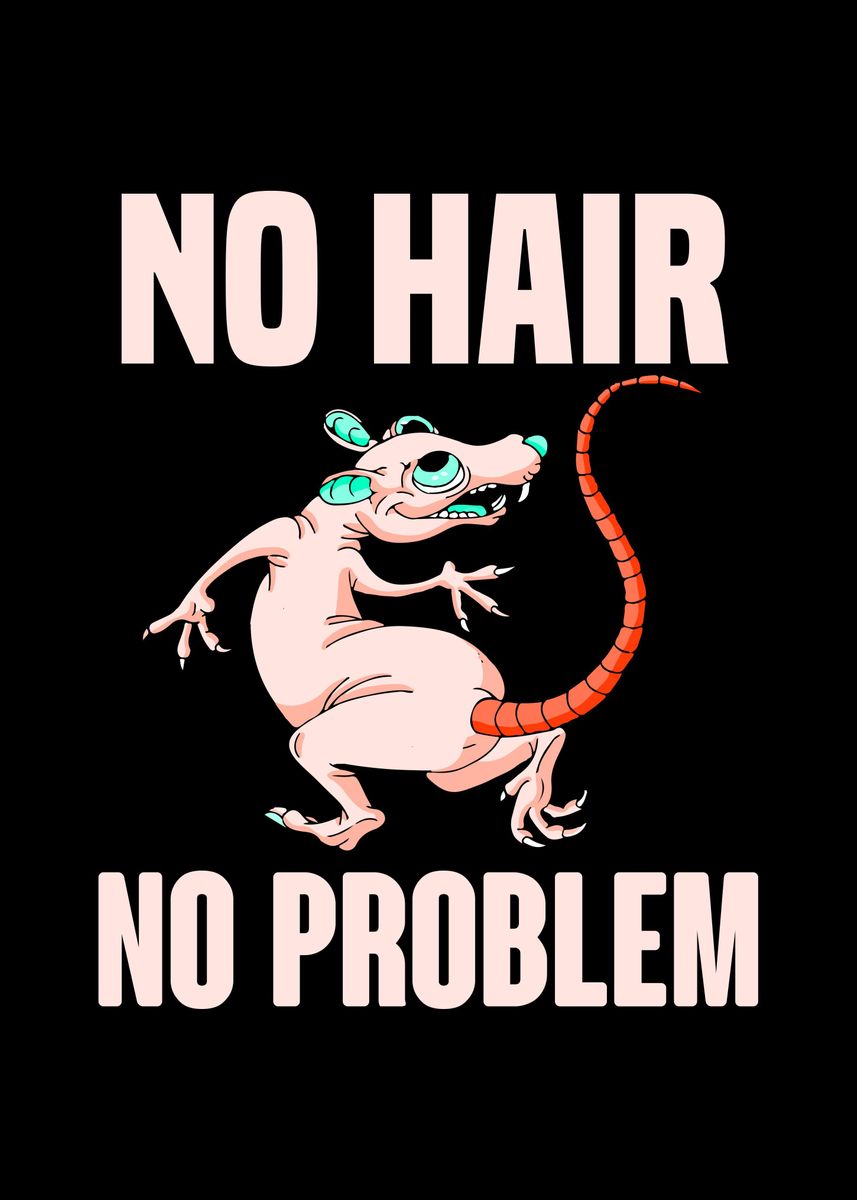 'Hairless Rat' Poster by Sebastian Wünsche | Displate