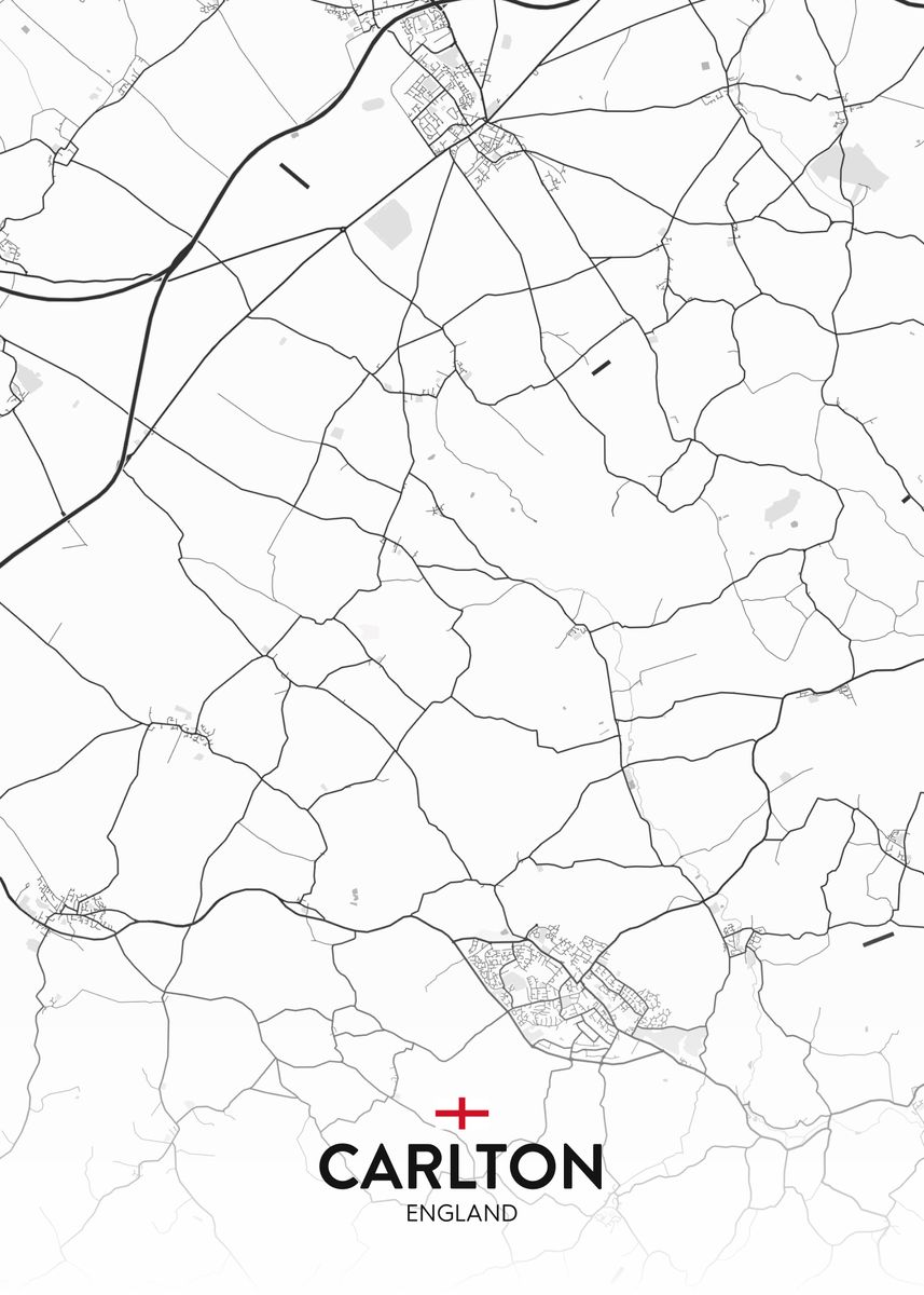 'Carlton UK' Poster, picture, metal print, paint by IMR Designs | Displate