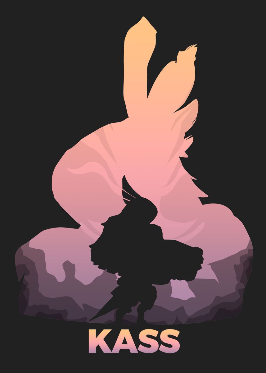 'Kass' Poster, picture, metal print, paint by Facet Bengkok | Displate