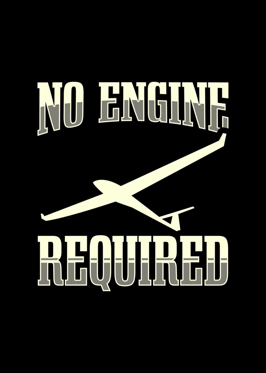 'Glider' Poster, picture, metal print, paint by TW Design | Displate