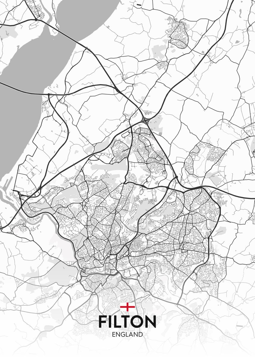 'Filton UK' Poster, picture, metal print, paint by IMR Designs | Displate