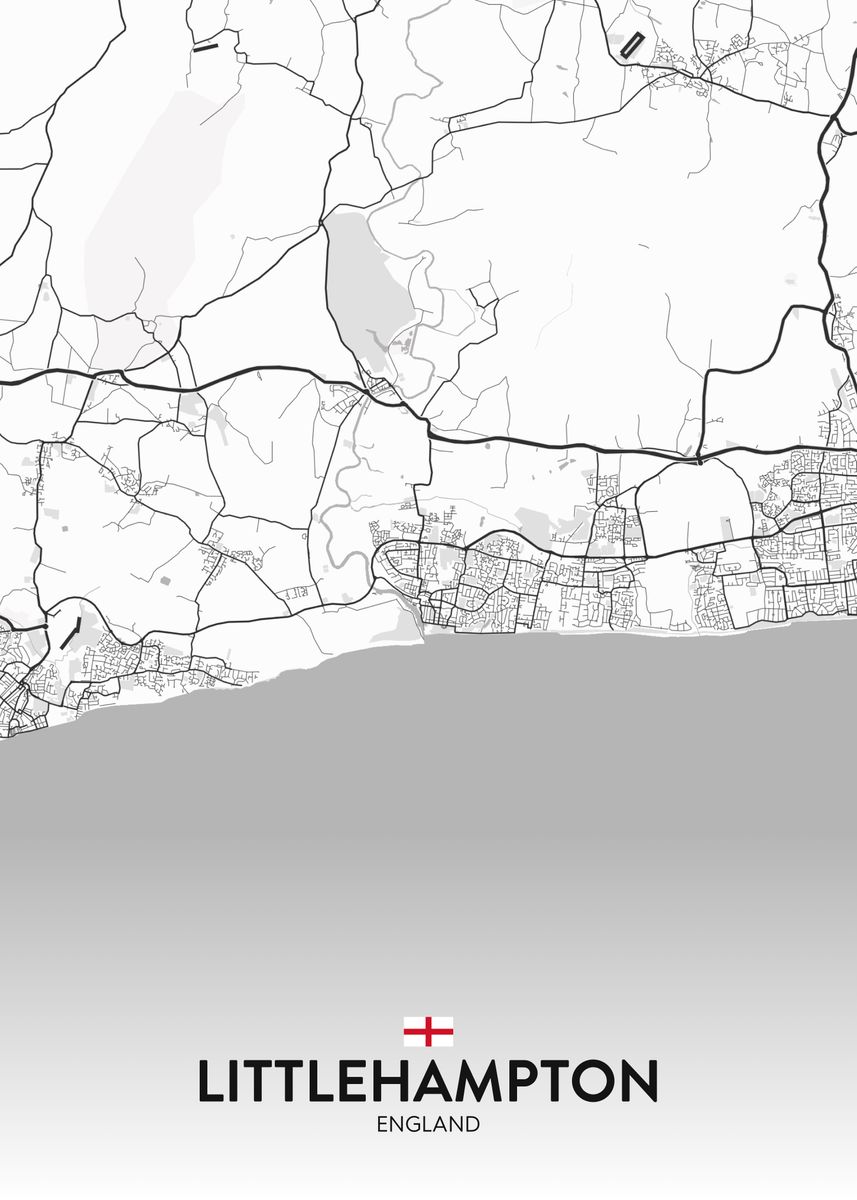 'Littlehampton UK' Poster, picture, metal print, paint by IMR Designs ...