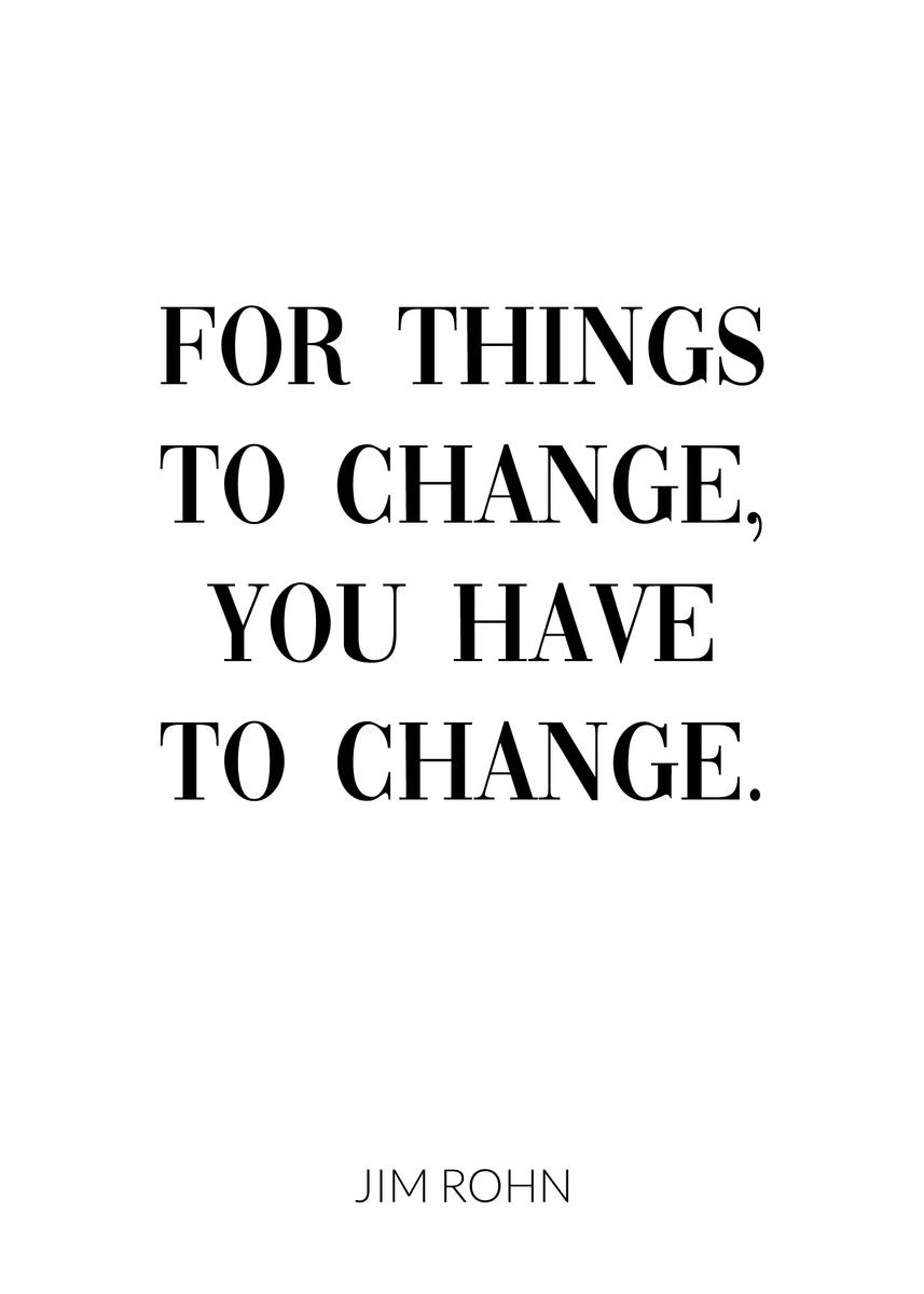 'Jim Rohn Quote' Poster, picture, metal print, paint by dkDesign | Displate