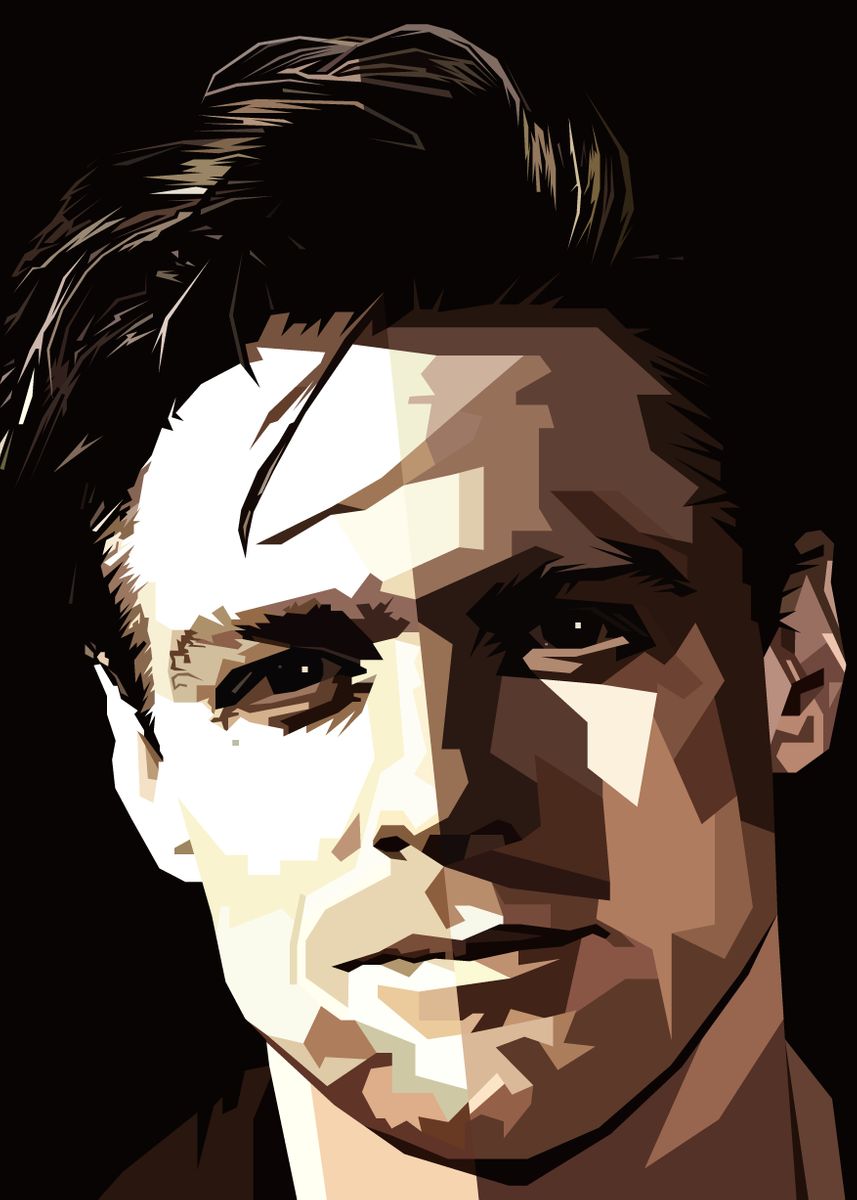 'Bryan Adams' Poster, picture, metal print, paint by R Studio | Displate