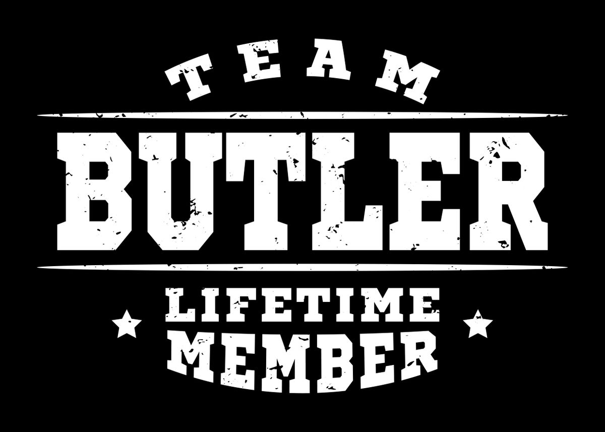 'Team Butler' Poster by platenum | Displate