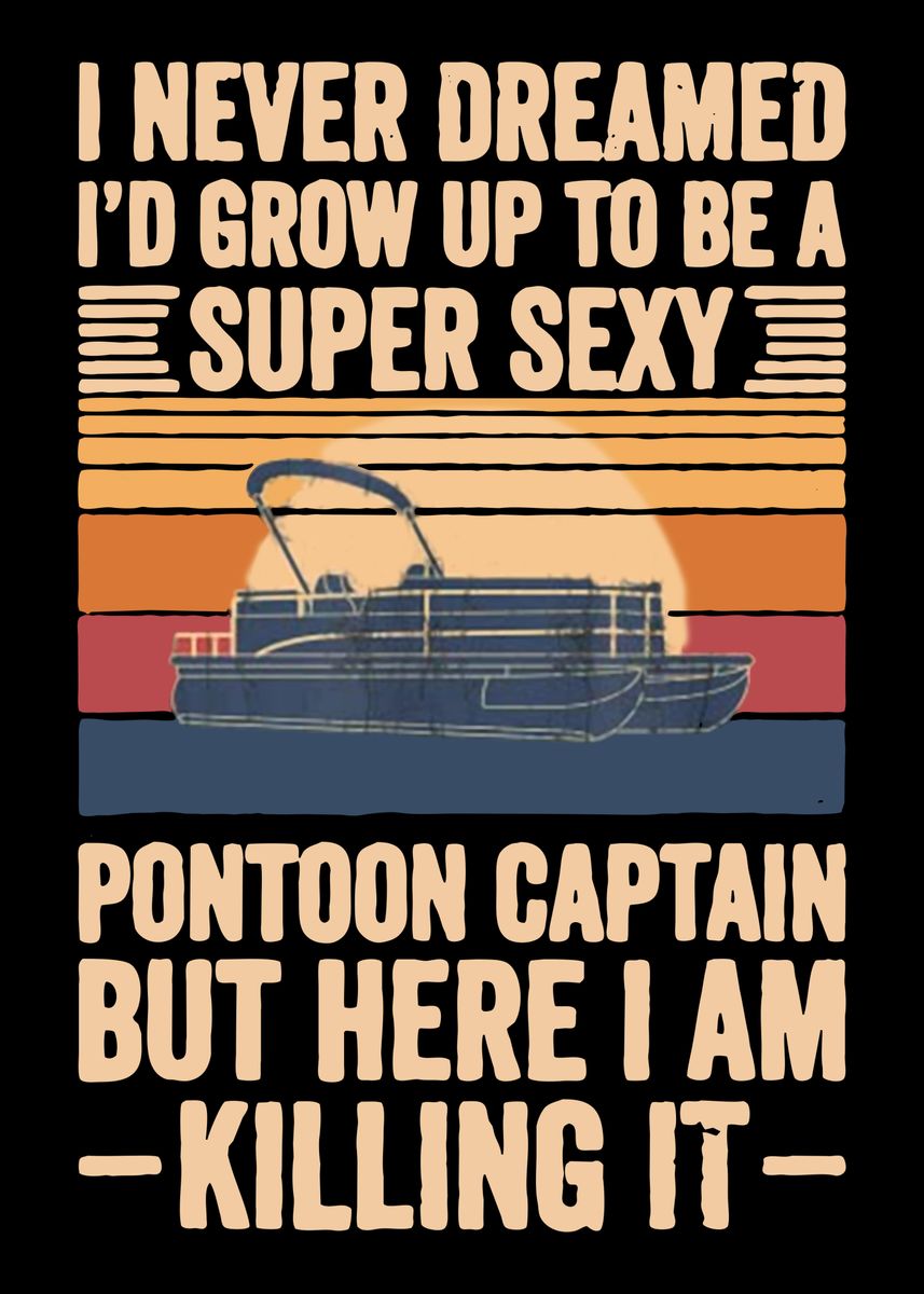 'pontoon' Poster, picture, metal print, paint by retno triningsih ...