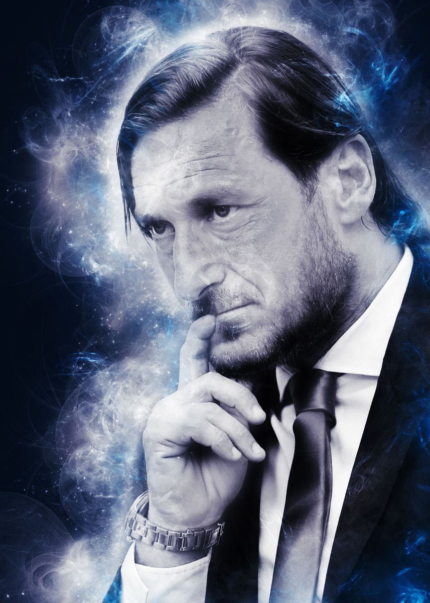 'Francesco Totti' Poster by Richard Myers | Displate