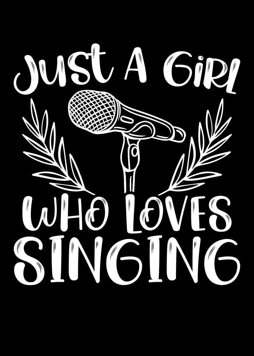 'Singing' Poster, picture, metal print, paint by NAO | Displate