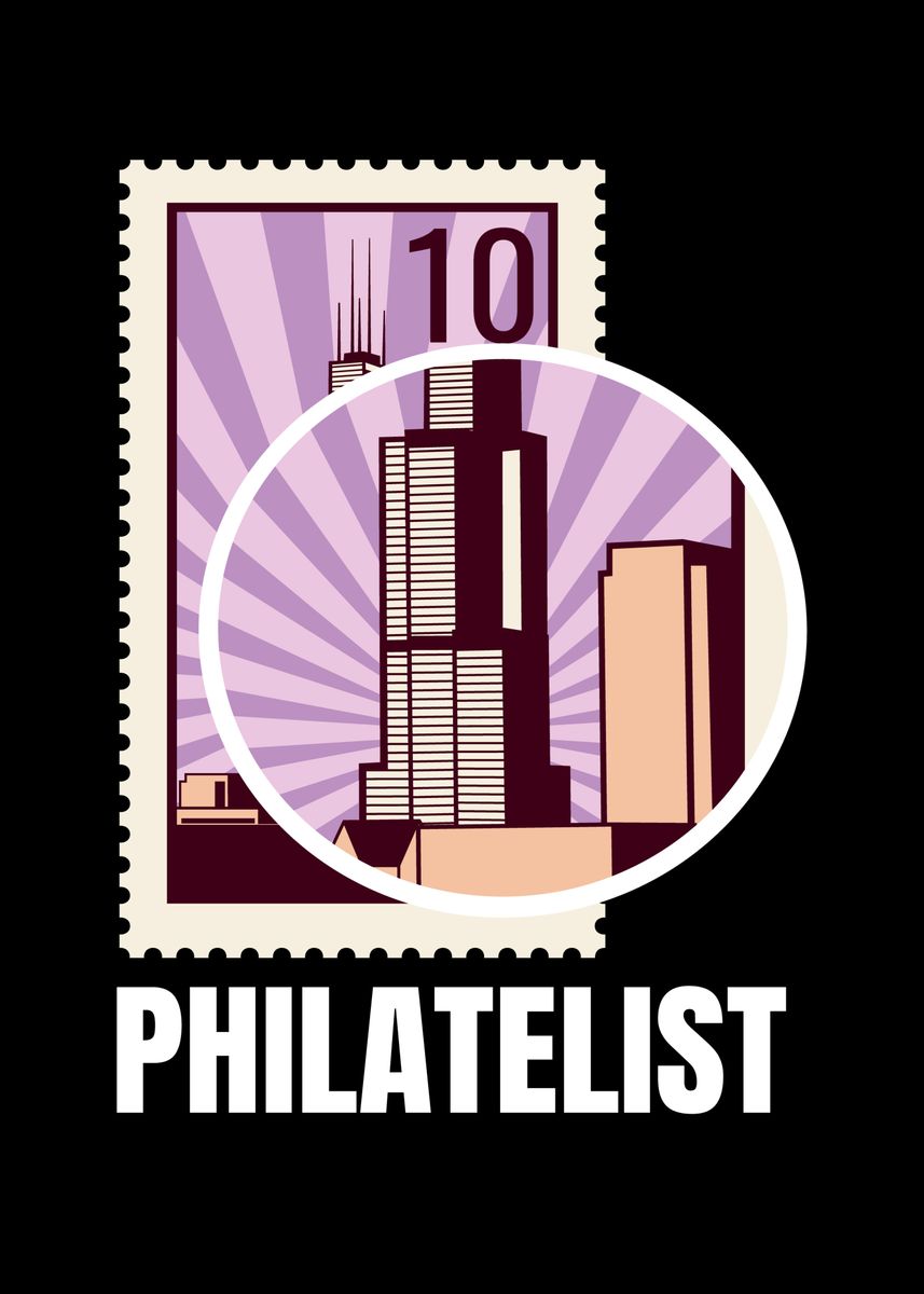 'Philatelist Stamp Collect' Poster by Mooon | Displate
