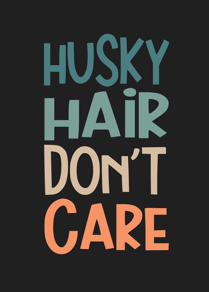 'Siberian Husky' Poster by Hexor | Displate