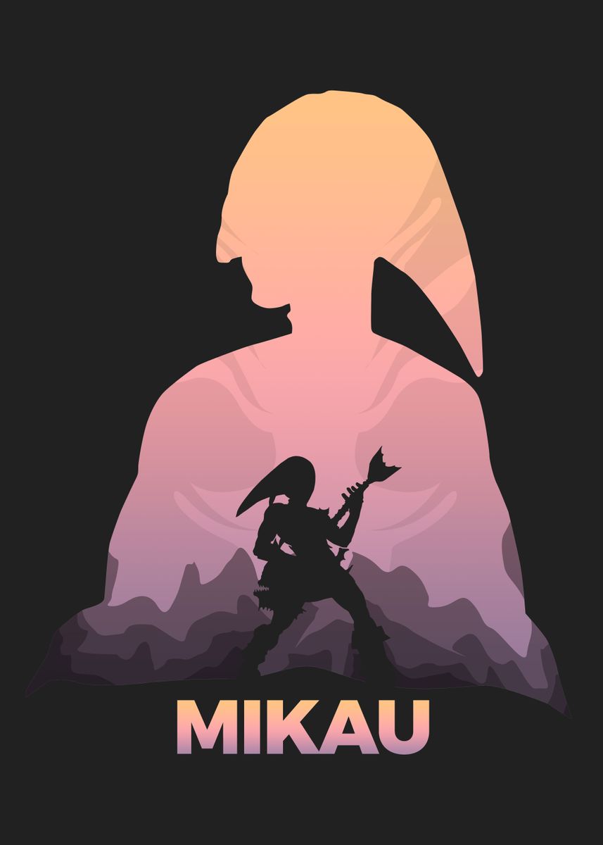 'Mikau' Poster, picture, metal print, paint by Facet Bengkok | Displate