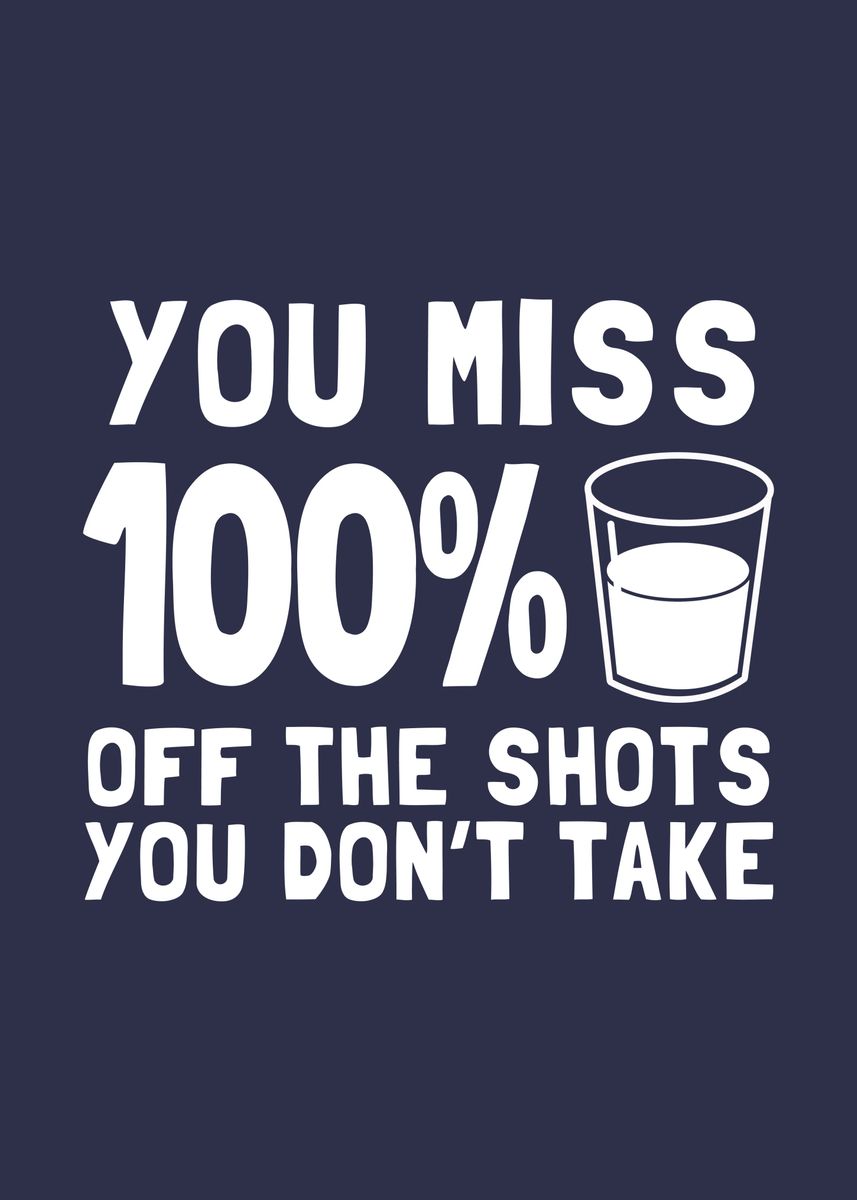 'Missing Shots' Poster by Yipptee | Displate