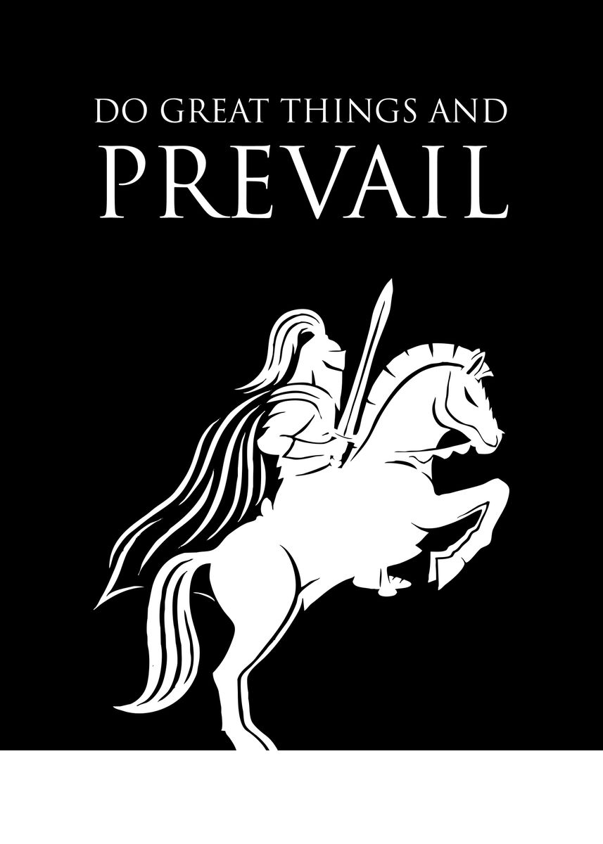 'Prevail' Poster, picture, metal print, paint by ABConcepts | Displate
