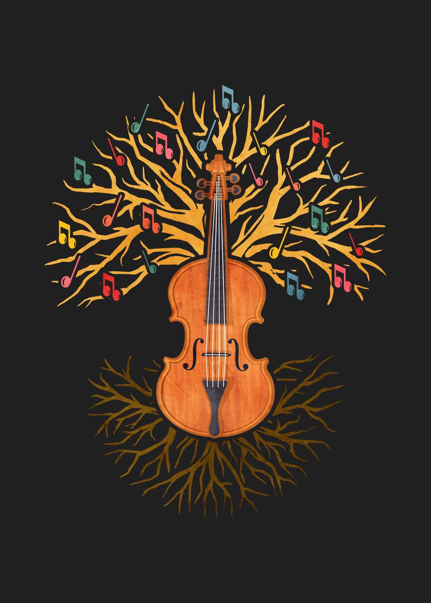 'Viola Tree Of Life' Poster by Hexor | Displate