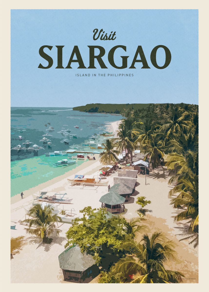 'Visit Siargao' Poster by Mercury Club | Displate