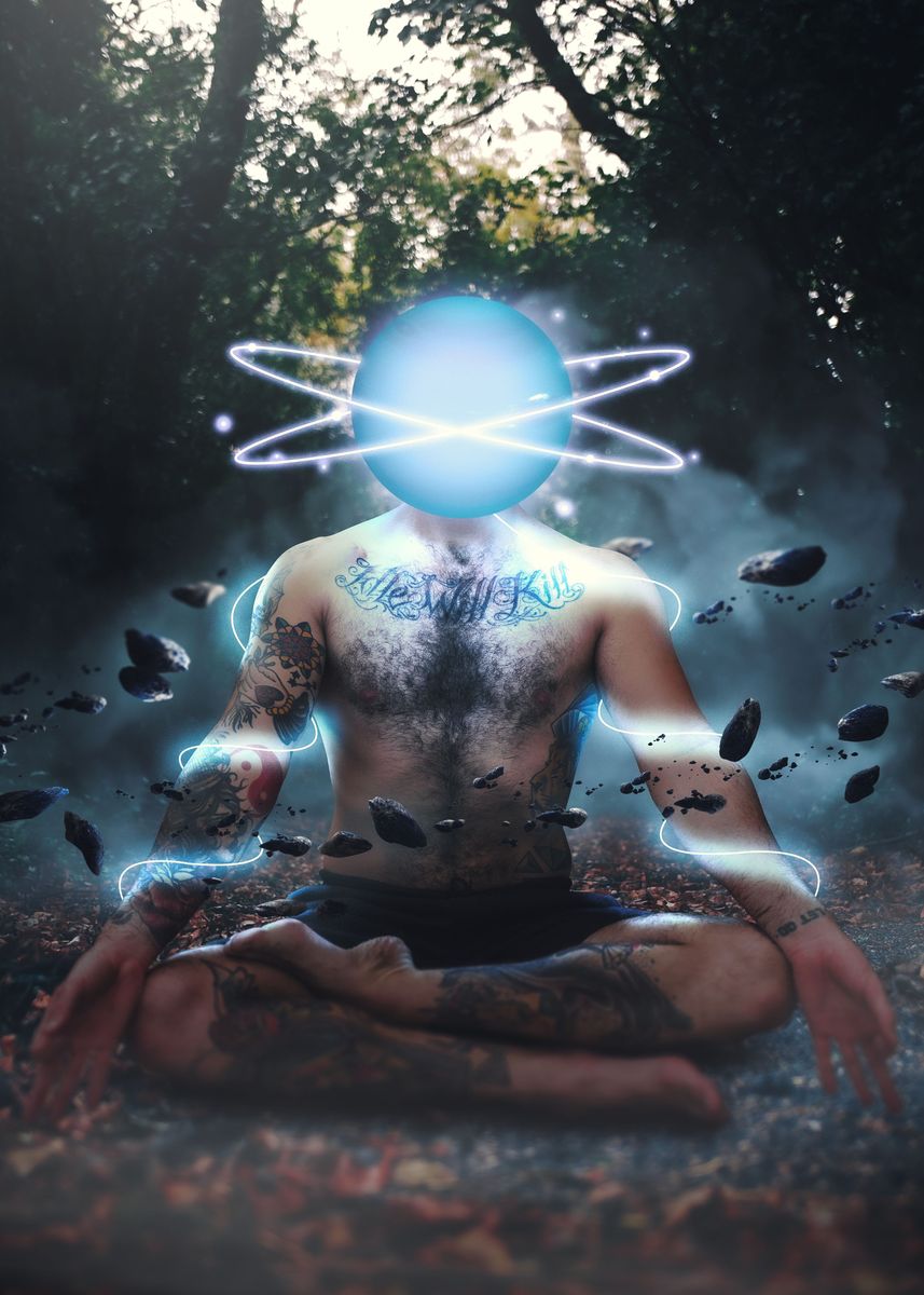 'Cosmic Spirituality' Poster, picture, metal print, paint by MY VISUALS ...