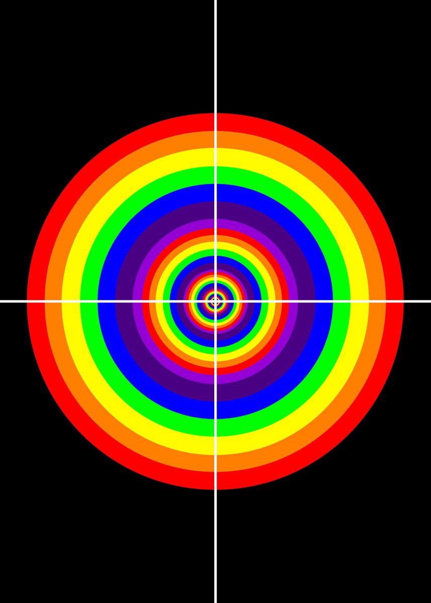 'Rainbow' Poster, picture, metal print, paint by Sobri Alkavie | Displate