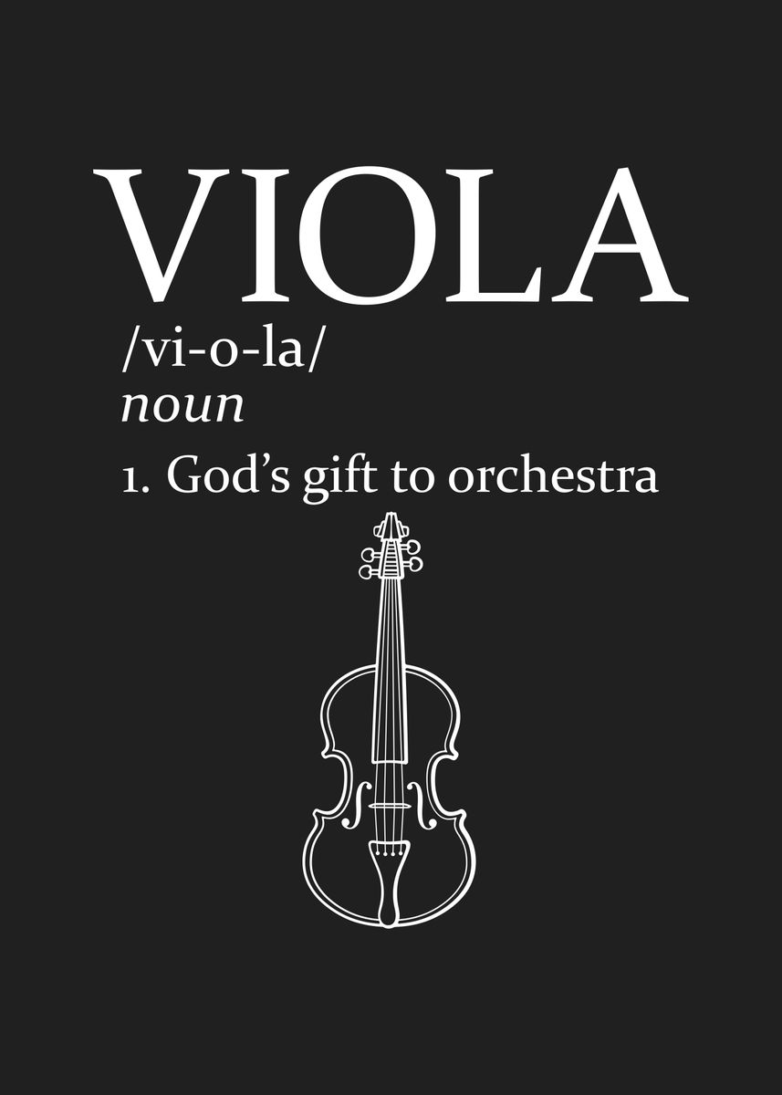 'Viola Gods Gift' Poster, picture, metal print, paint by Hexor | Displate