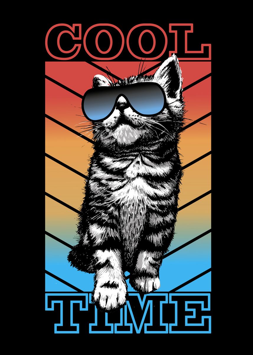 'Cool time' Poster, picture, metal print, paint by MARINA SMORODINSKAYA ...