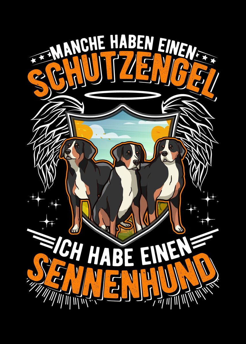 'Groer Schweizer' Poster, picture, metal print, paint by FavoritePlates ...