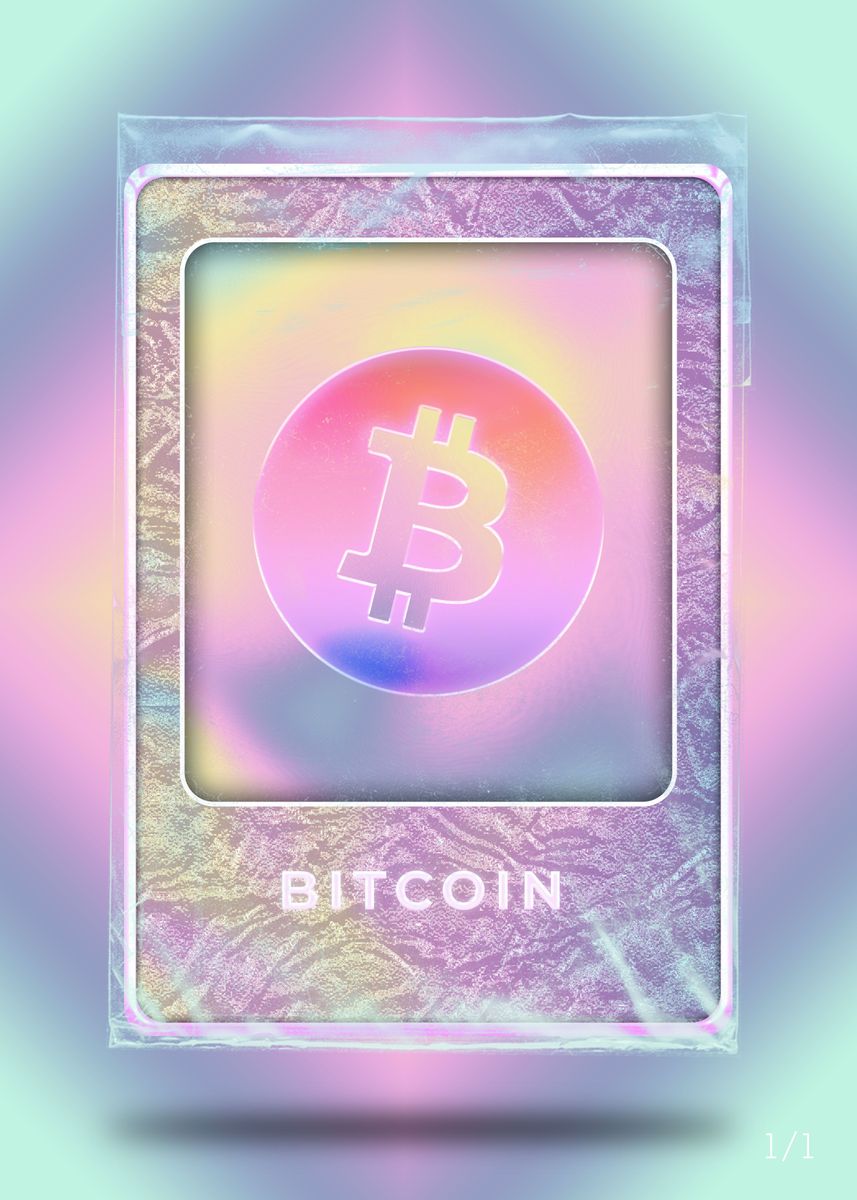 'Bitcoin Card' Poster by FrostiGraphics | Displate