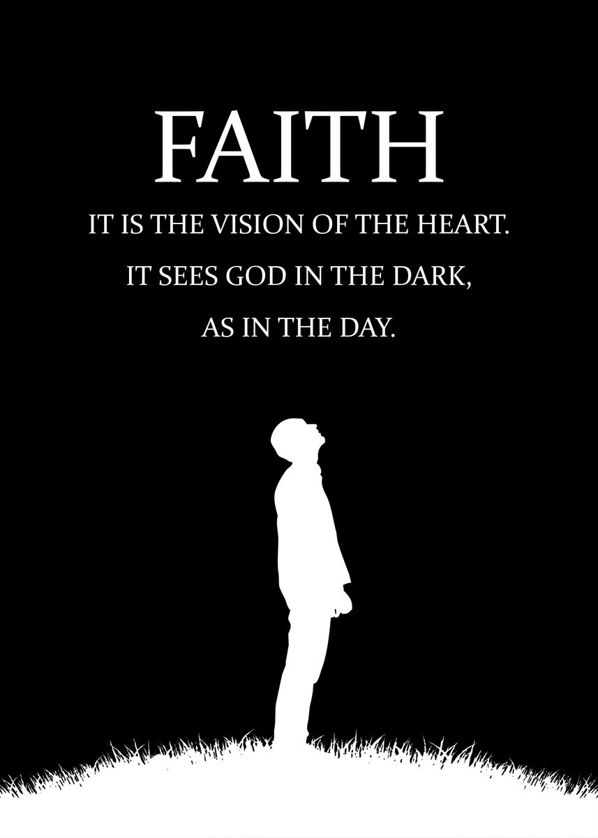 'Faith and Vision' Poster, picture, metal print, paint by ABConcepts ...