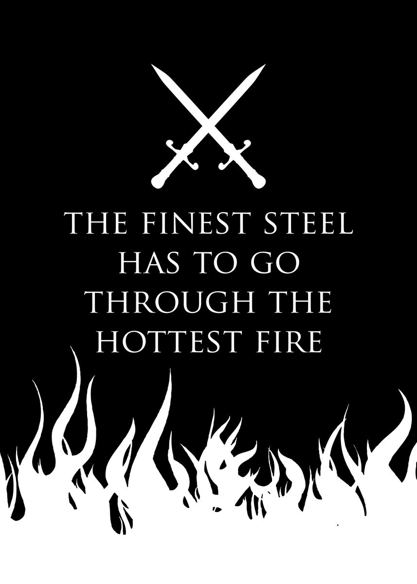 'Finest Steel' Poster, picture, metal print, paint by ABConcepts | Displate