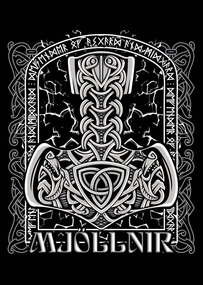 Mjolnir Symbol Wallpaper