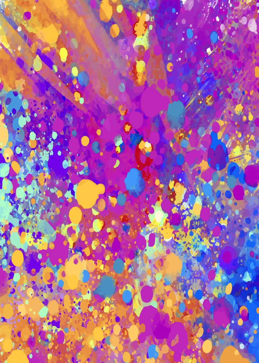 'Abstract Stains' Poster, picture, metal print, paint by arkitekta ...