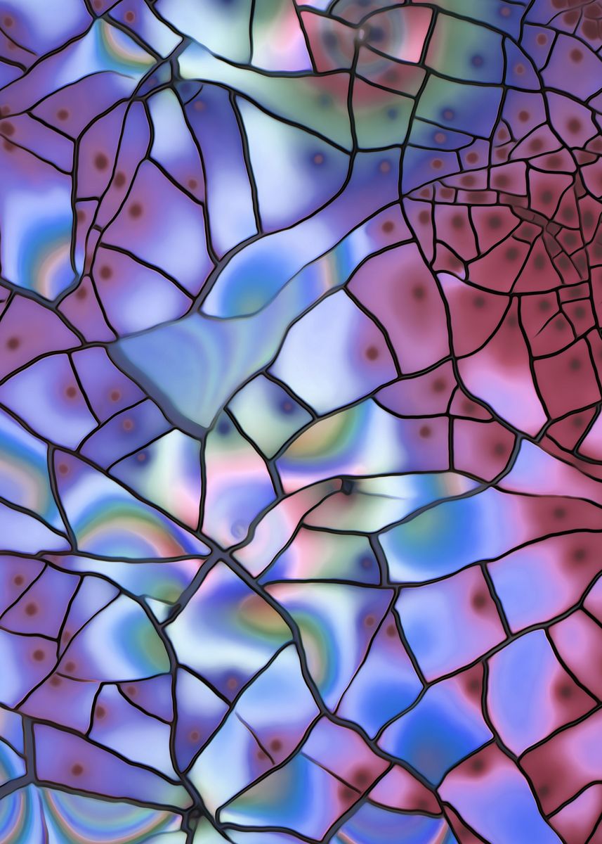 'Crystalized' Poster, picture, metal print, paint by NDVision | Displate