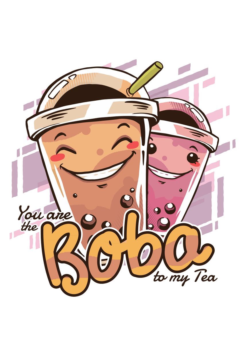 'You are the boba' Poster, picture, metal print, paint by Simon Darren ...