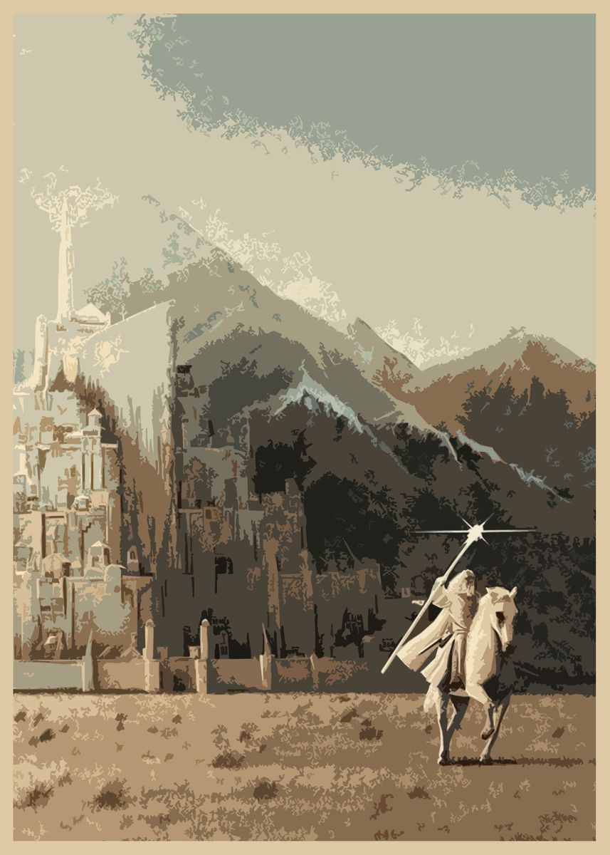 'The Shining Light of Hope' Poster, picture, metal print, paint by ...