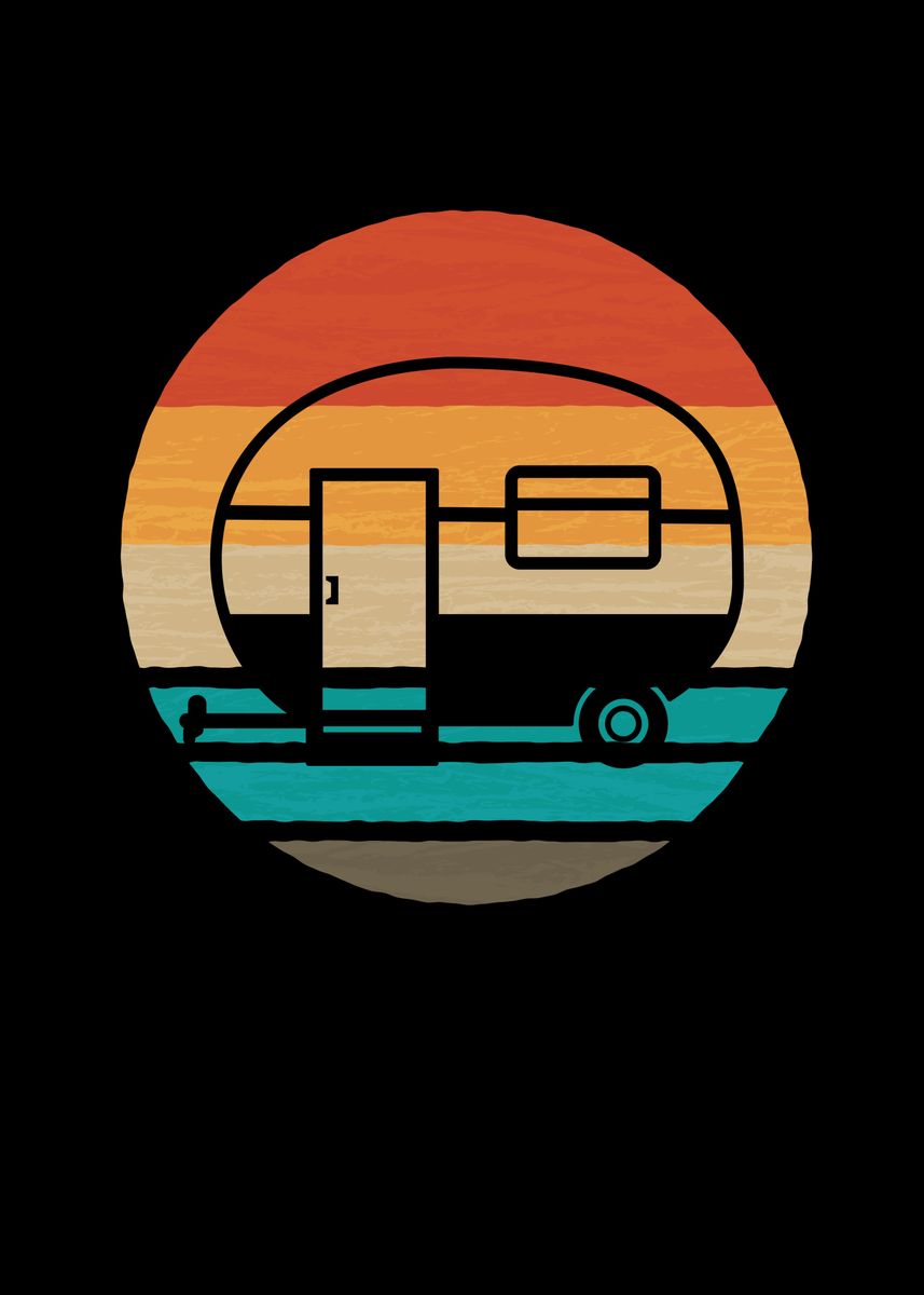 'Caravan Camping Funny' Poster by KaSeRa | Displate