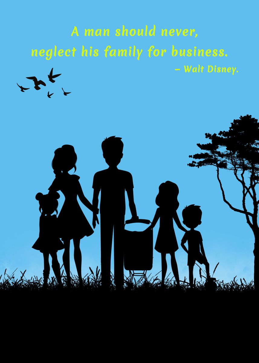 'Family Quotes' Poster, picture, metal print, paint by Eleonoraso ...