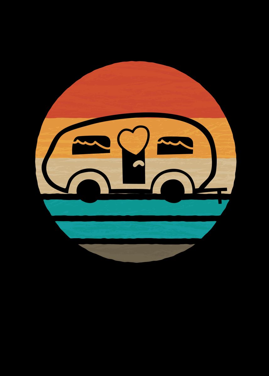 'Caravan Camping Funny' Poster by KaSeRa | Displate