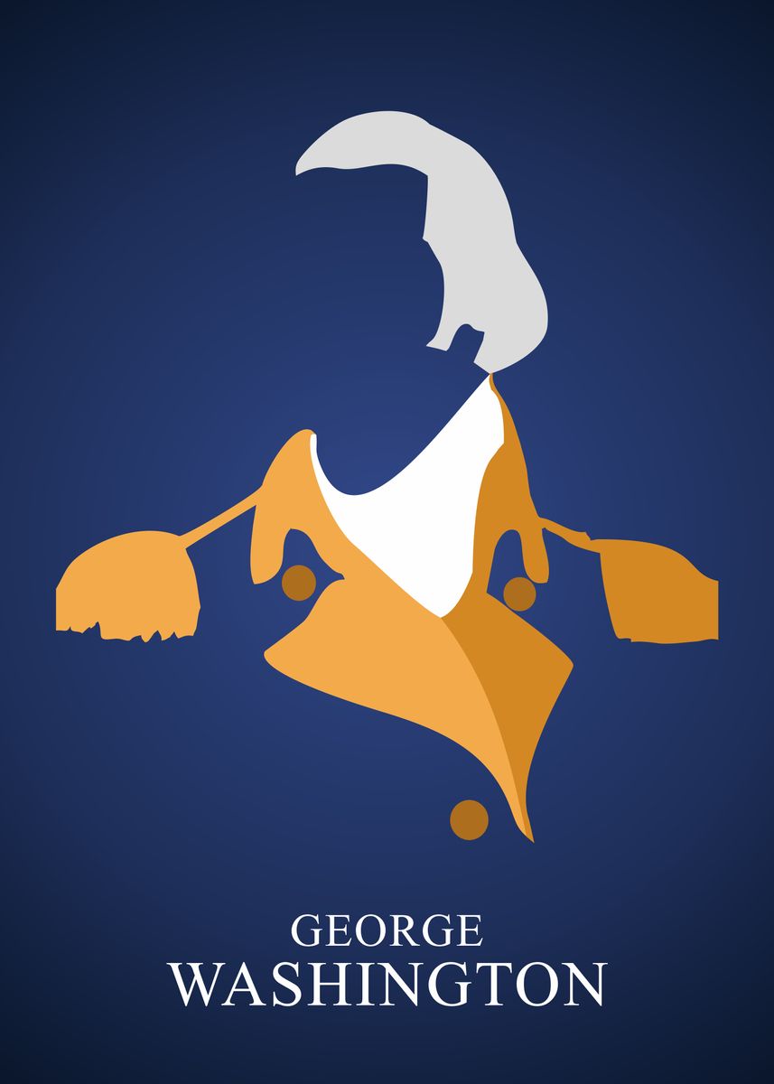 'George Washington' Poster, picture, metal print, paint by Wahyu Aji ...