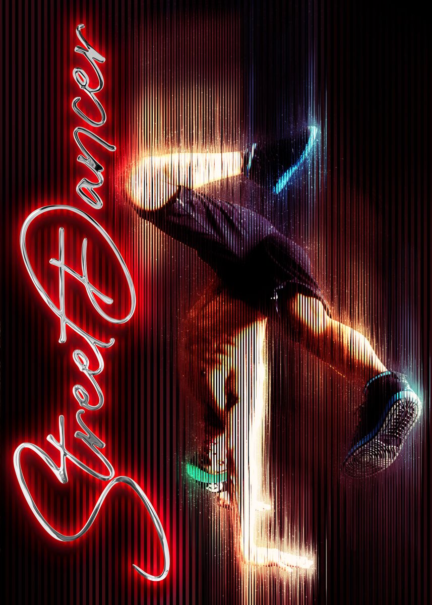 'Street dancer 7' Poster, picture, metal print, paint by Petra ...