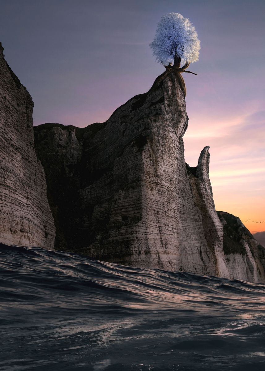 'Tree of light' Poster, picture, metal print, paint by Chris Knutsen ...