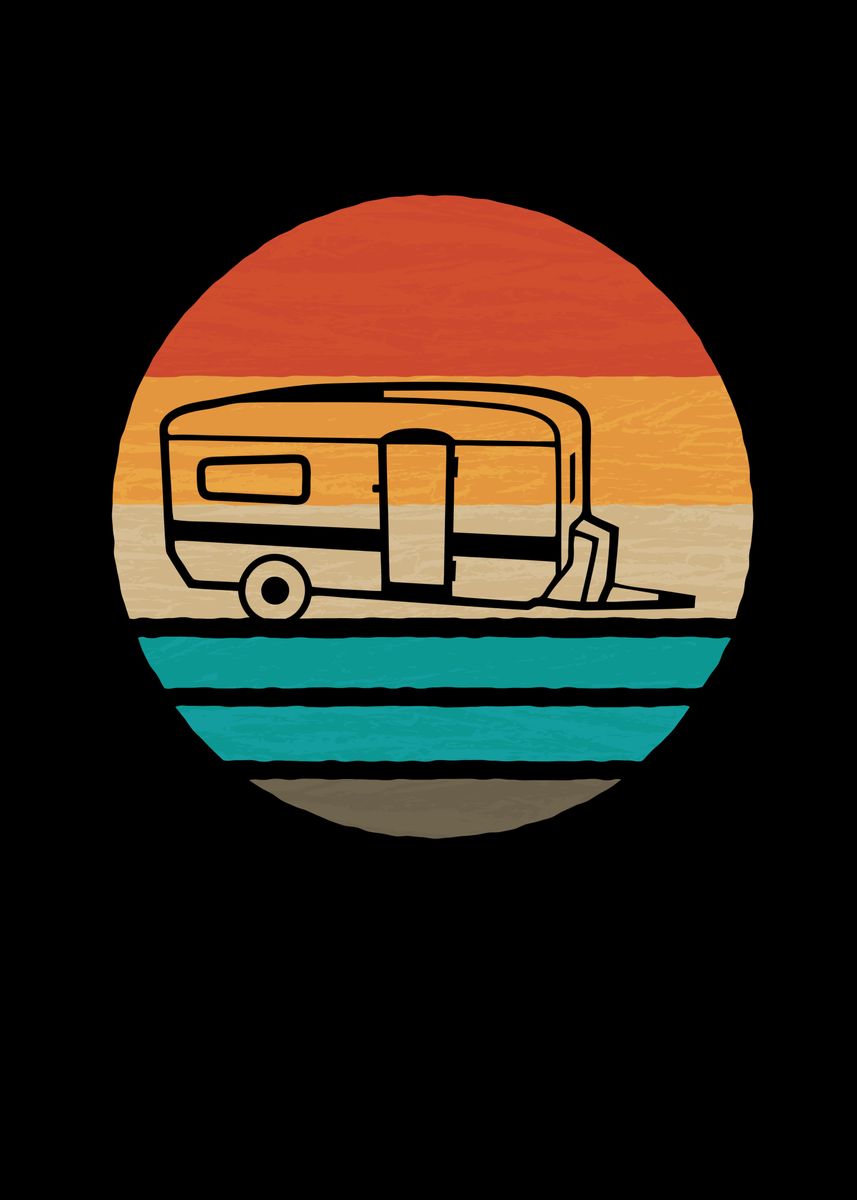 'Caravan Camping Funny' Poster by KaSeRa | Displate