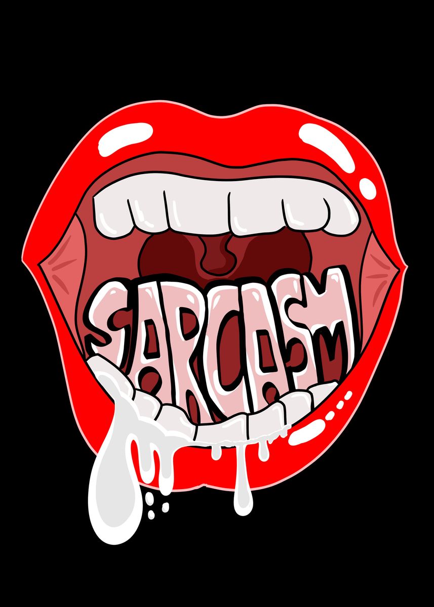 'mouth say' Poster by Achmad Kurniawan | Displate