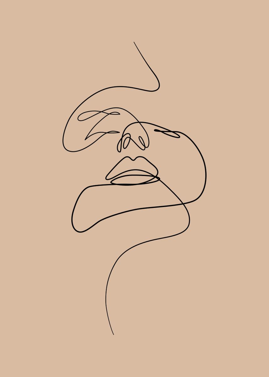 'one lines art' Poster by OTASTD | Displate