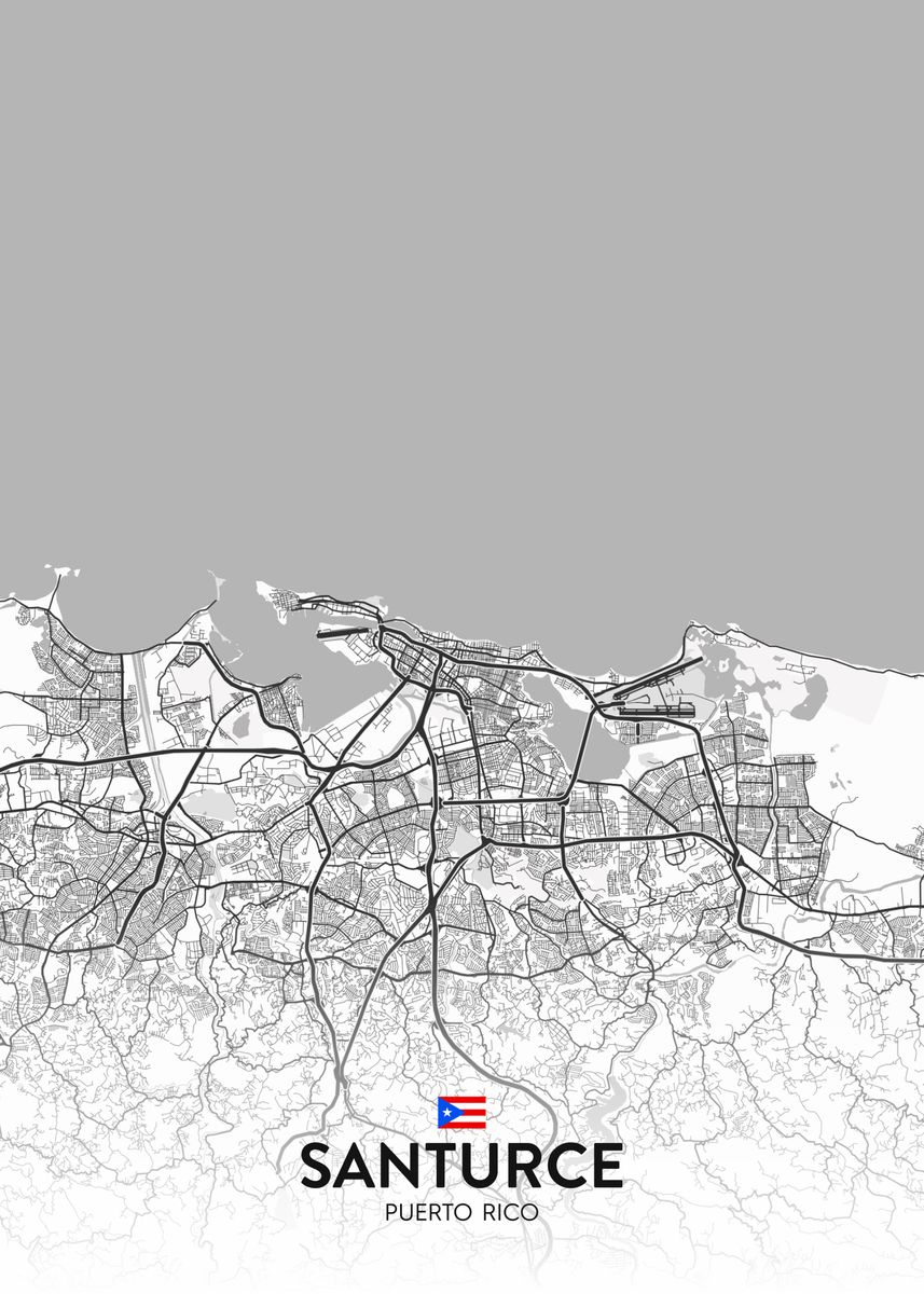 'Santurce PR' Poster by IMR Designs | Displate