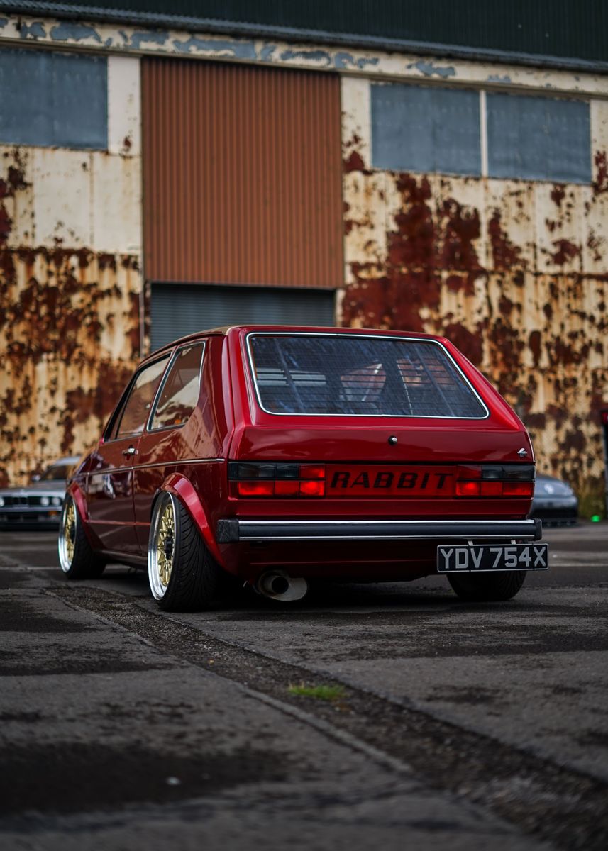 'MK1 Rabbit' Poster, picture, metal print, paint by vividdepth | Displate