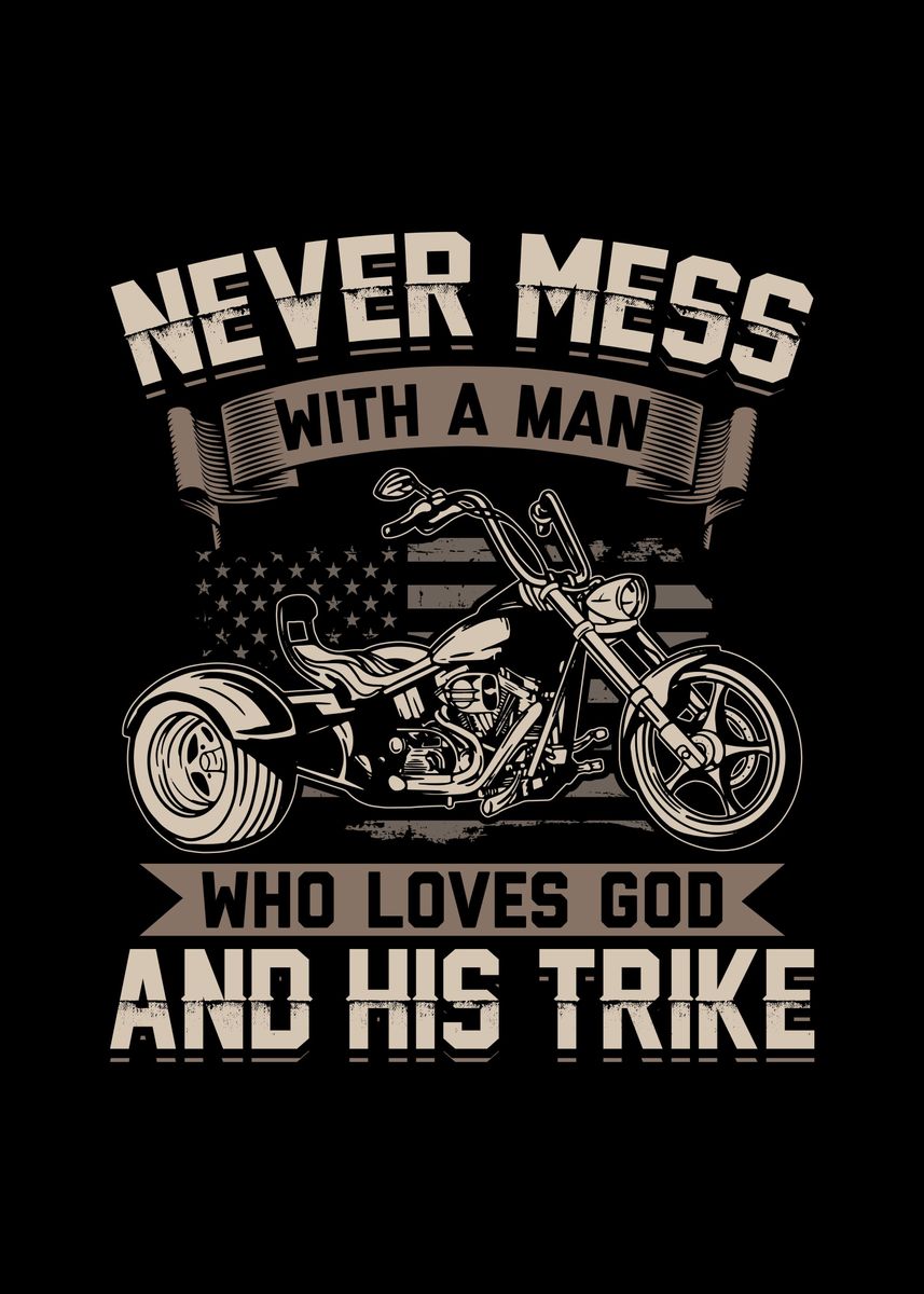 'Trike' Poster, picture, metal print, paint by TW Design | Displate