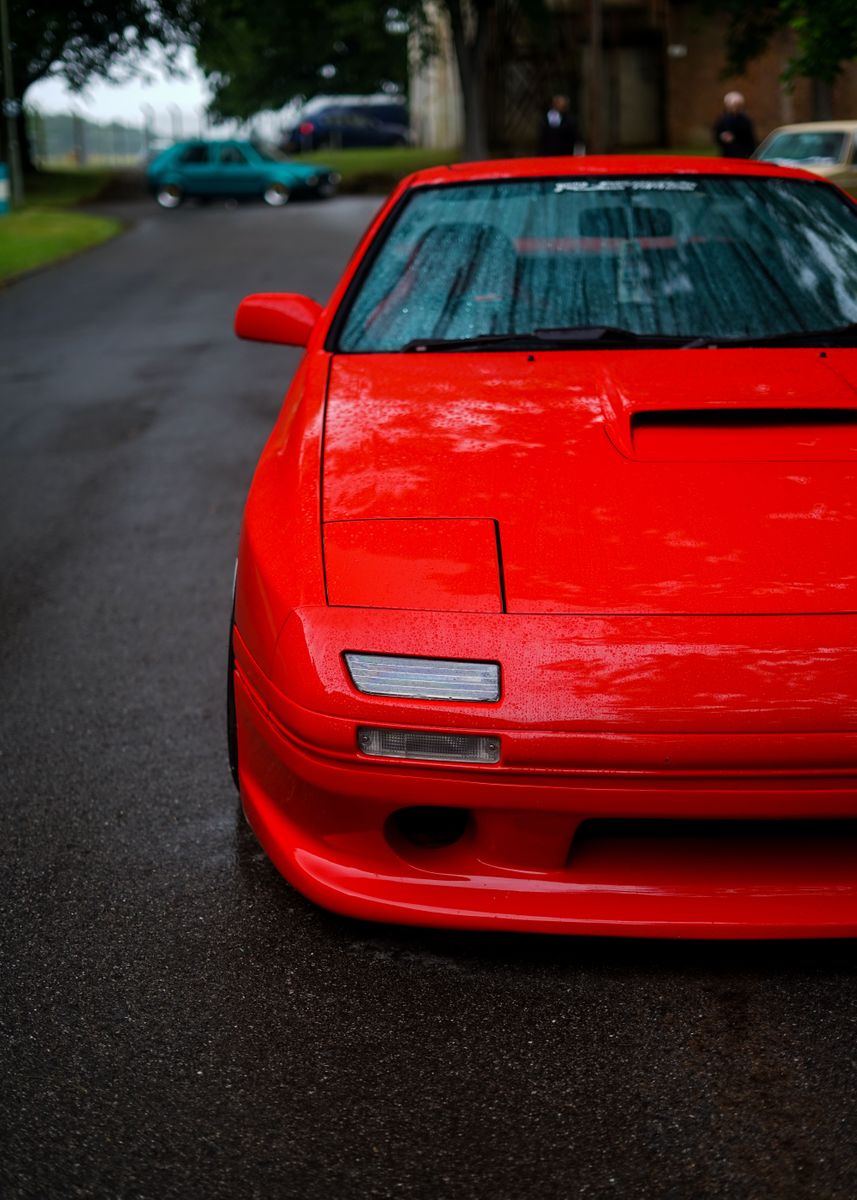 'Mazda FC RX7' Poster, picture, metal print, paint by vividdepth | Displate