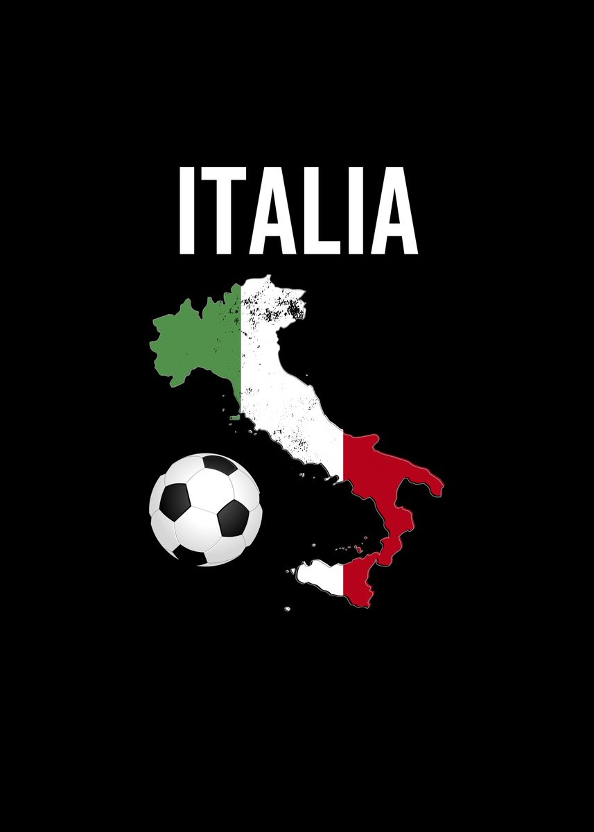 'Italia Soccer' Poster by TheLoneAlchemist | Displate