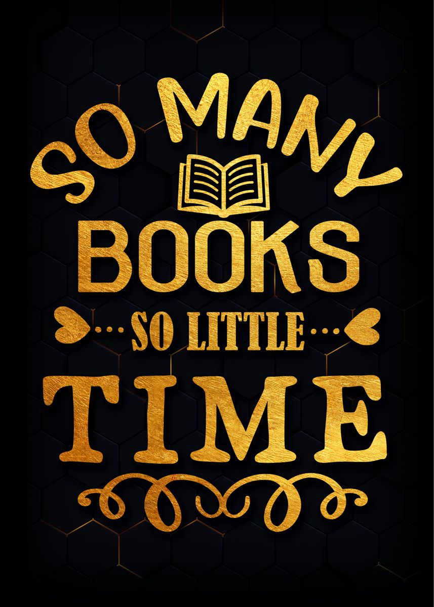 'So Many Books' Poster, picture, metal print, paint by Denis Siggers ...