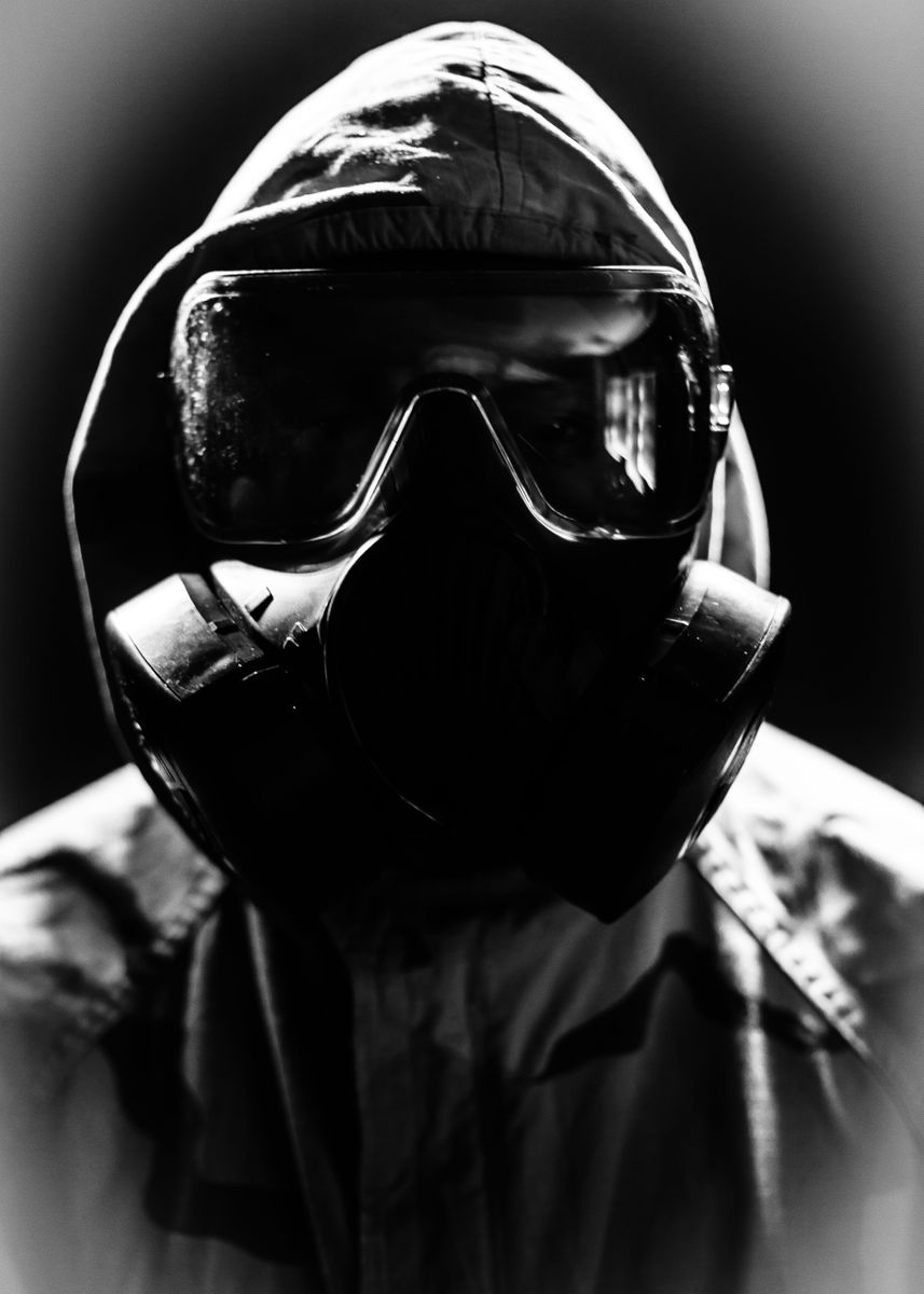 'Masked Defence ' Poster, picture, metal print, paint by Sam Brady ...