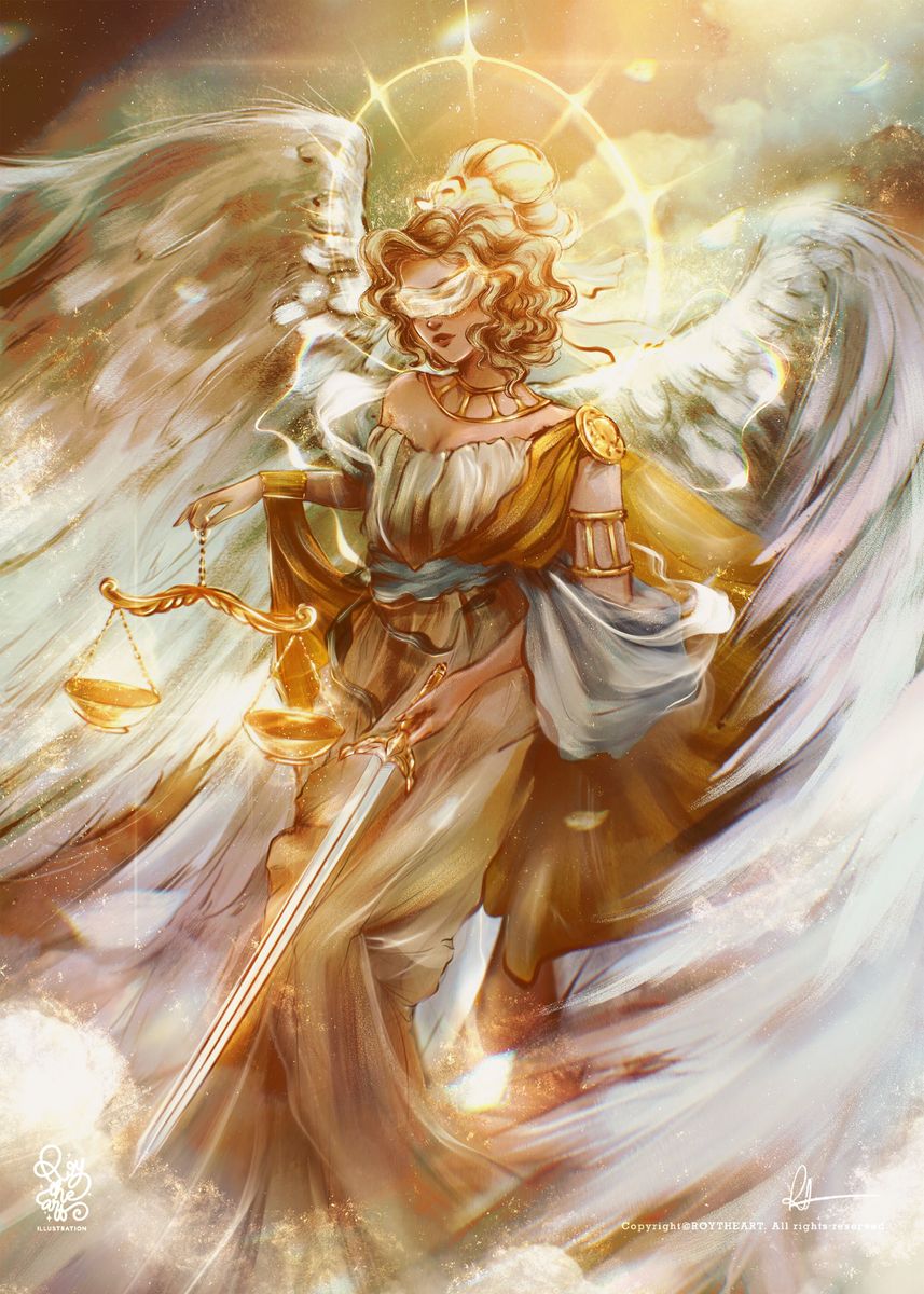 'Themis' Poster, picture, metal print, paint by ROY THE ART | Displate