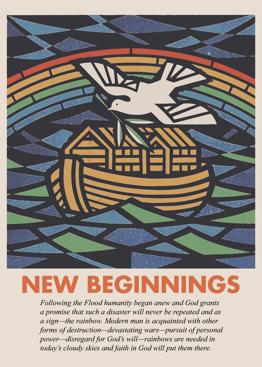 'NEW BEGINNINGS' Poster by Atomic Chinook | Displate